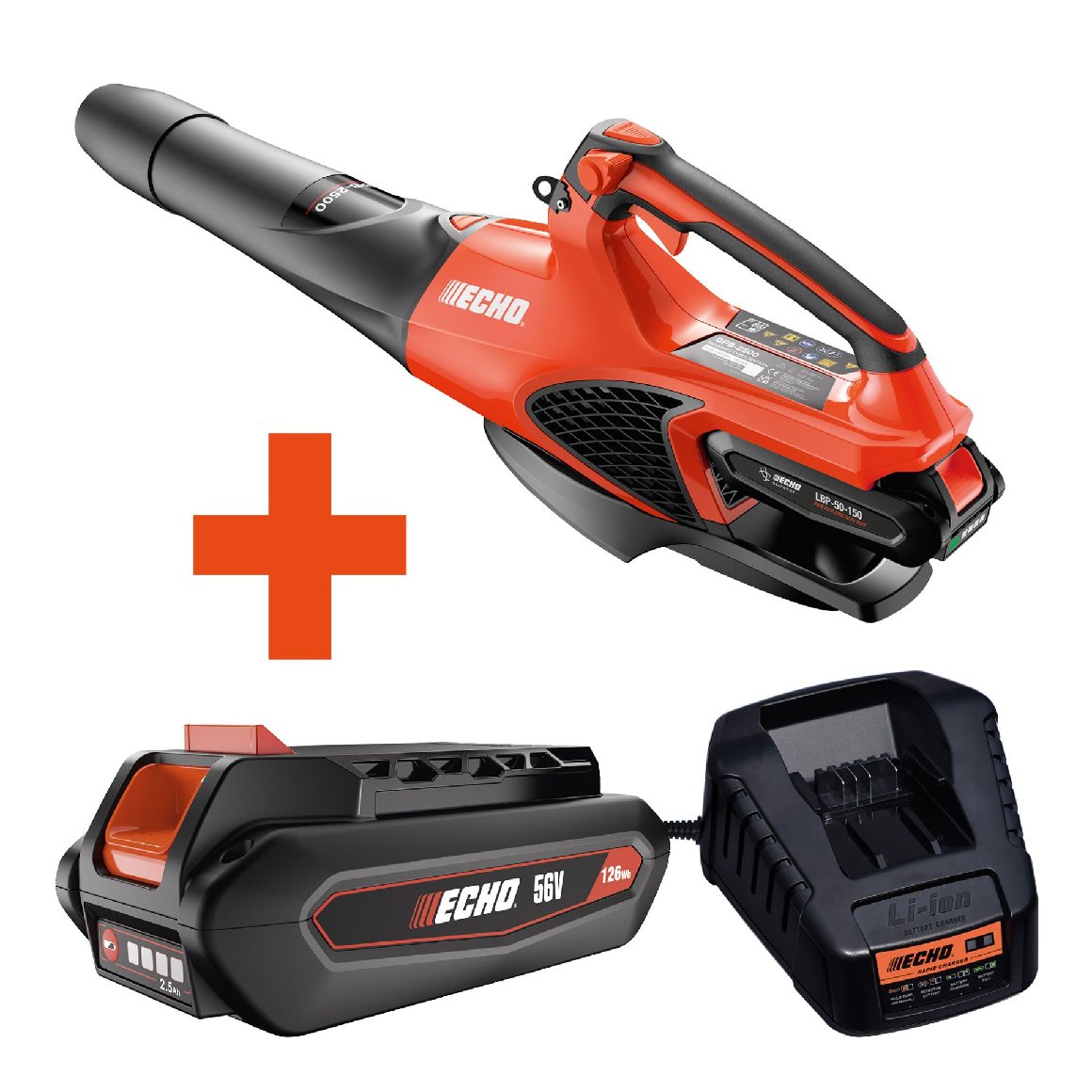 ECHO Akku-Laubbläser DPB-2500 Set inkl. 1x 2,5Ah Akku und Schnellladegerät nur 579,00