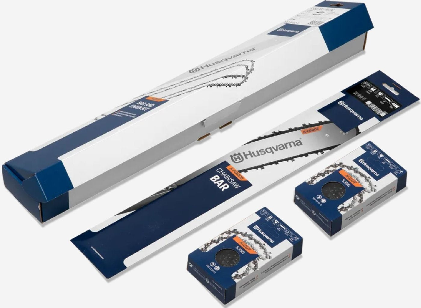 Husqvarna Ersatz-Set Kit 1x X-Force Schiene + 2x X-Cut S35G 18/45 - Modell 2025 nur 73,00