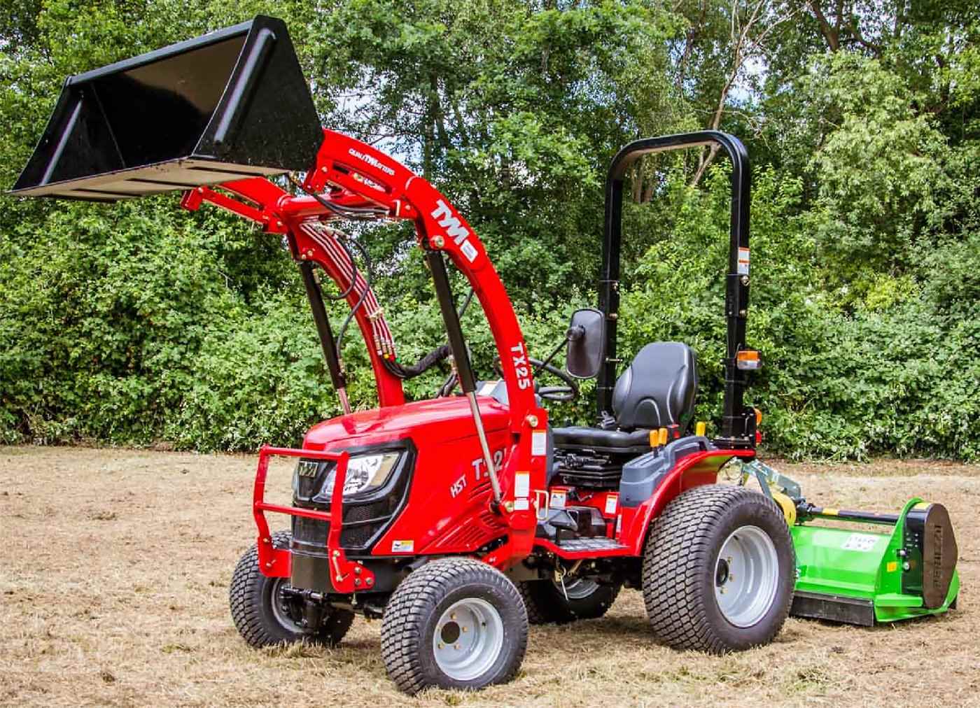 Tym Allrad-Kompakttraktor T265 HST mit Industriebereifung, Frontlader ...